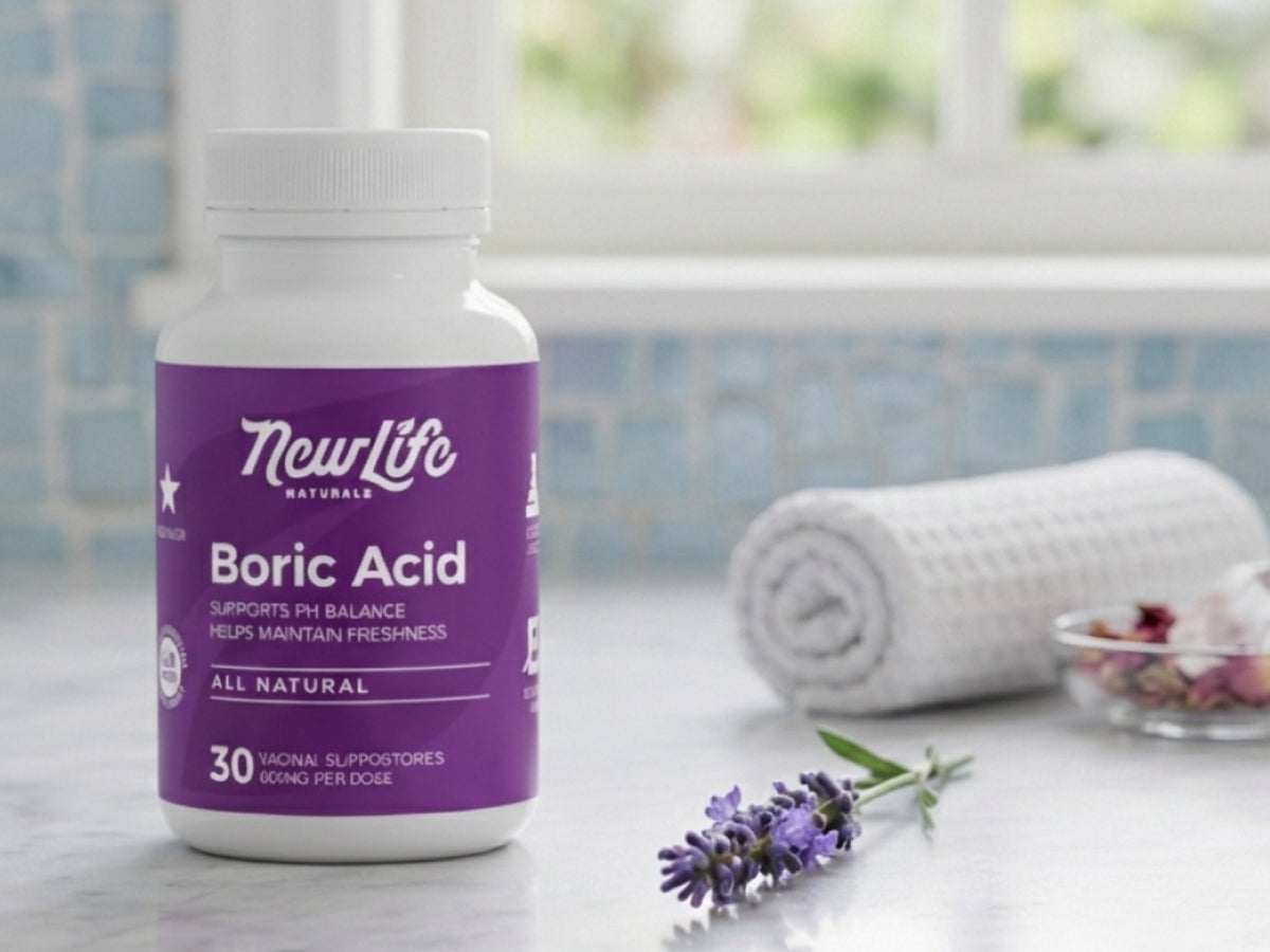 Boric Acid Tablets for Feminine Health | New Life Naturals – NewLife ...